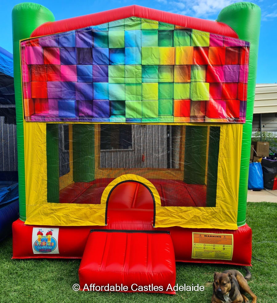 Colourful Jumping Castle B33 - Jumping Castle Hire in Adelaide ...