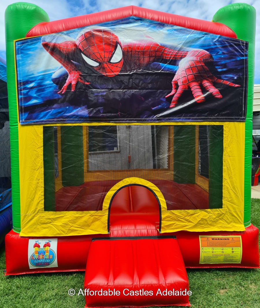 Spider Man Jumping Castle B33 - Jumping Castle Hire in Adelaide ...