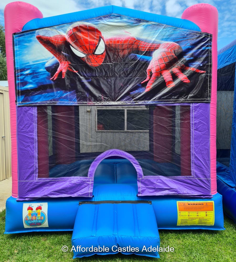 Spider Man Jumping Castle G33 - Jumping Castle Hire in Adelaide ...
