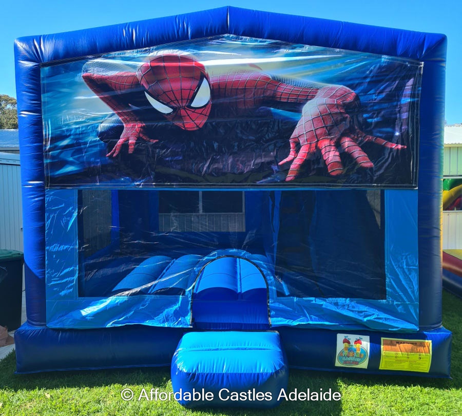 Spider Man Jumping Castle UC4 - Jumping Castle Hire in Adelaide ...