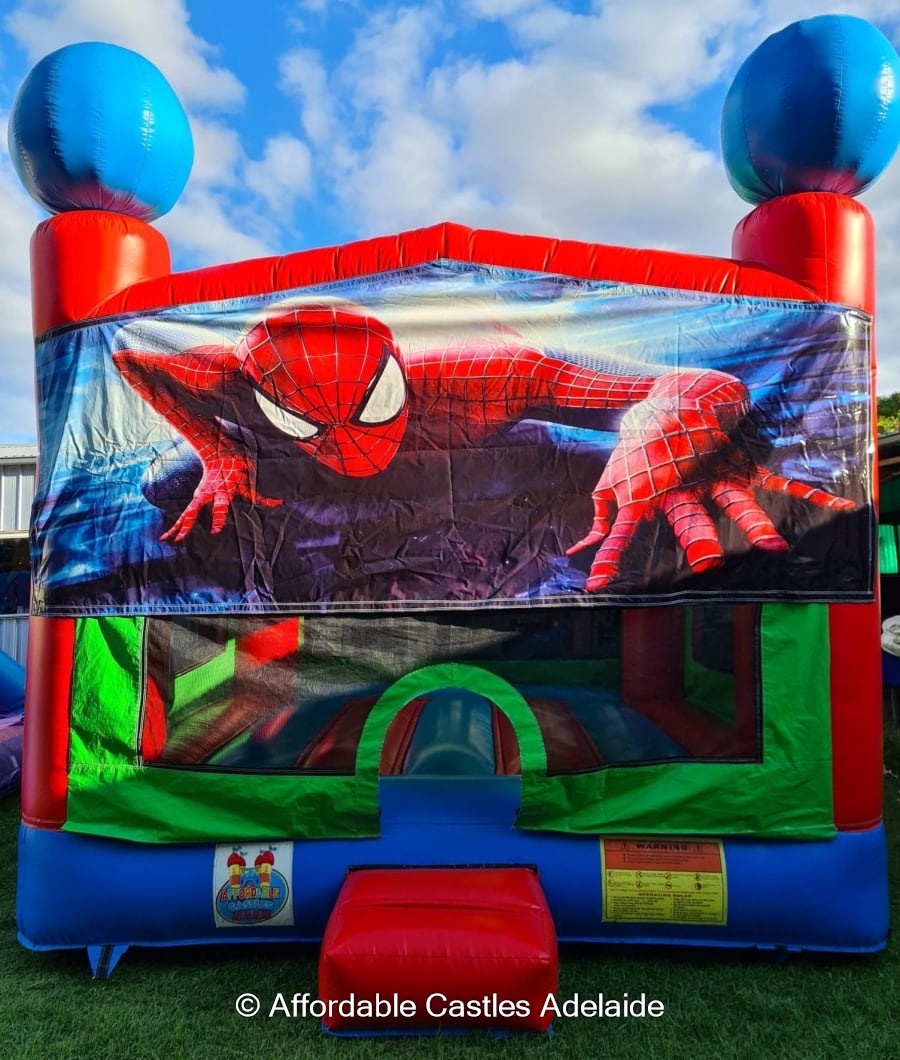 Spider Man Jumping Castle B44 - Jumping Castle Hire in Adelaide ...