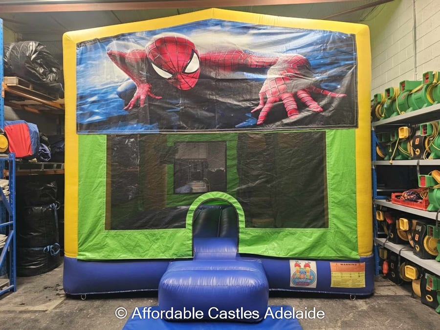 Spider Man Jumping Castle BC4 - Jumping Castle Hire in Adelaide ...
