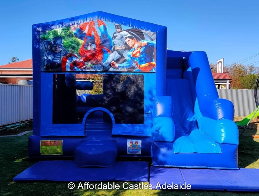 Superhero Jumping Castle UC5 - Jumping Castle Hire in Adelaide ...
