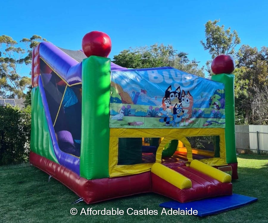 Bluey Superslide Combo - Jumping Castle Hire in Adelaide, Elizabeth ...
