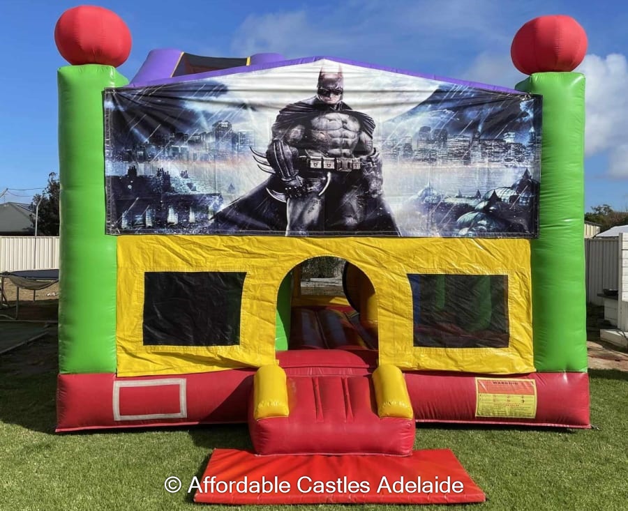 Superslide Castle with Slide and Obstacles - Jumping Castle Hire in ...