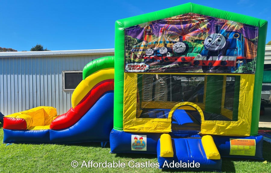 Thomas the Tank Engine Wet/Dry Jumping Castle Combo BC6 - Jumping ...